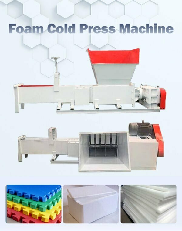 High-efficient EPS EPE Foam Densifier | EPS Cold Compactor